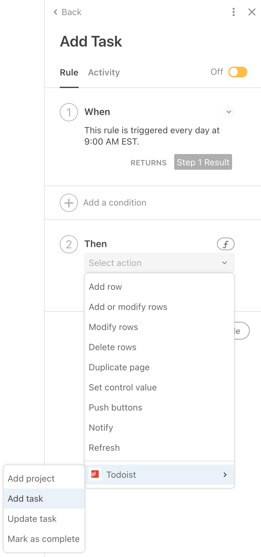 Add Custom Actions For Buttons And Automations Coda Pack Sdk 7815
