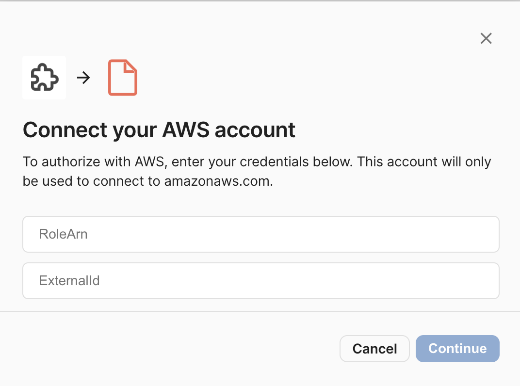 Authenticating using Amazon Web Services - Coda Pack SDK