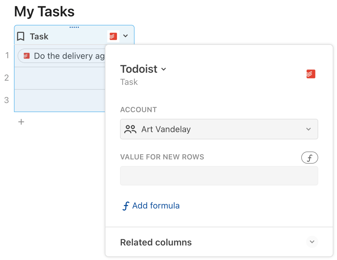 Add custom column formats - Coda Pack SDK