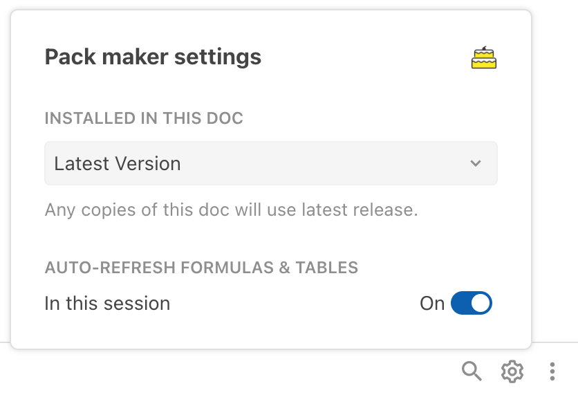 Pack maker tools - Coda Pack SDK