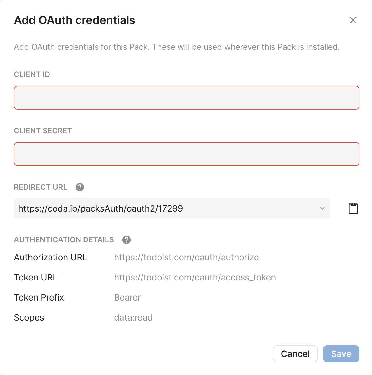 Learn to authenticate with an API using OAuth2 - Coda Pack SDK